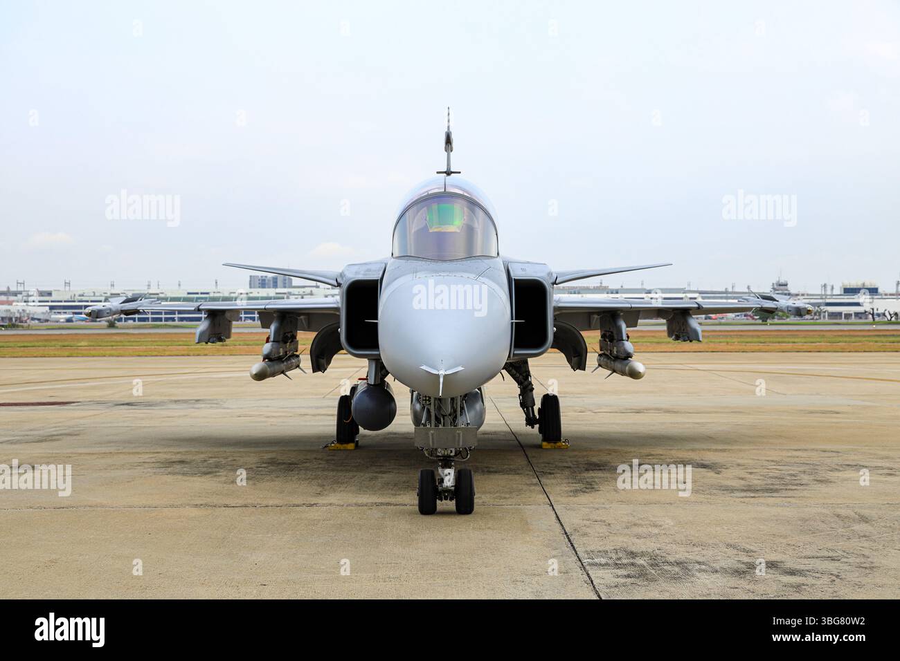 Saab JAS 39 Gripen light single-engine supersonic multirole fighter at ...