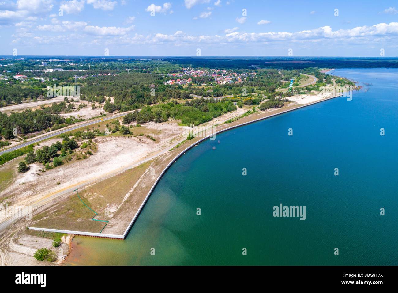 Cottbuser Ostsee - Merzdorfer Aussichtsturm DEU/Deutschland/Brandenburg ...