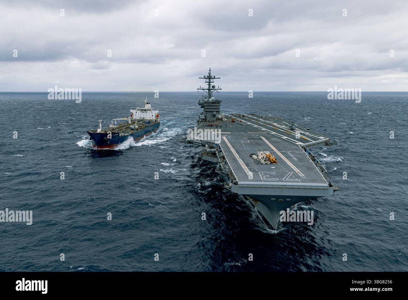 Military Sealift Command chartered ship motor tanker Badlands Trader ...