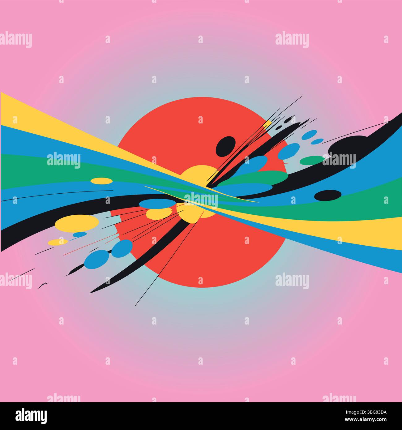 Dynamic art Stock Vector Images - Alamy
