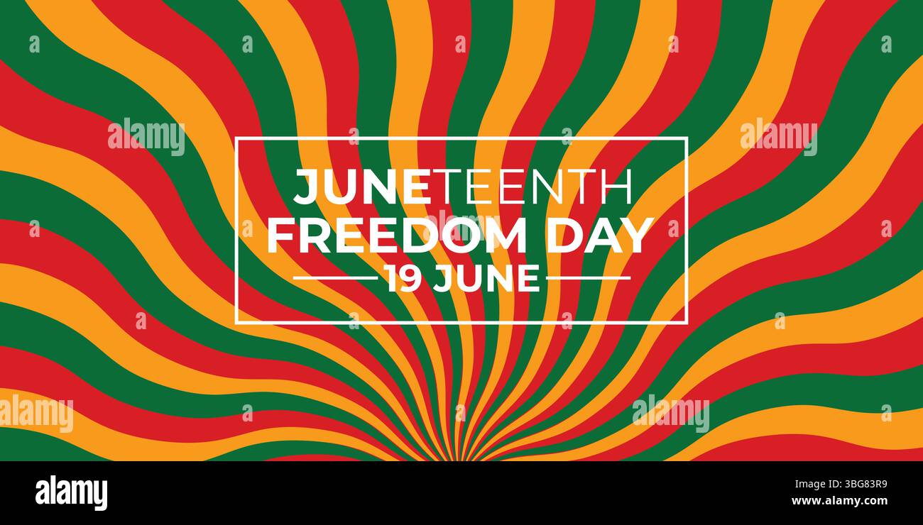 Juneteenth Freedom Day. African American Independence Day. Vector ...