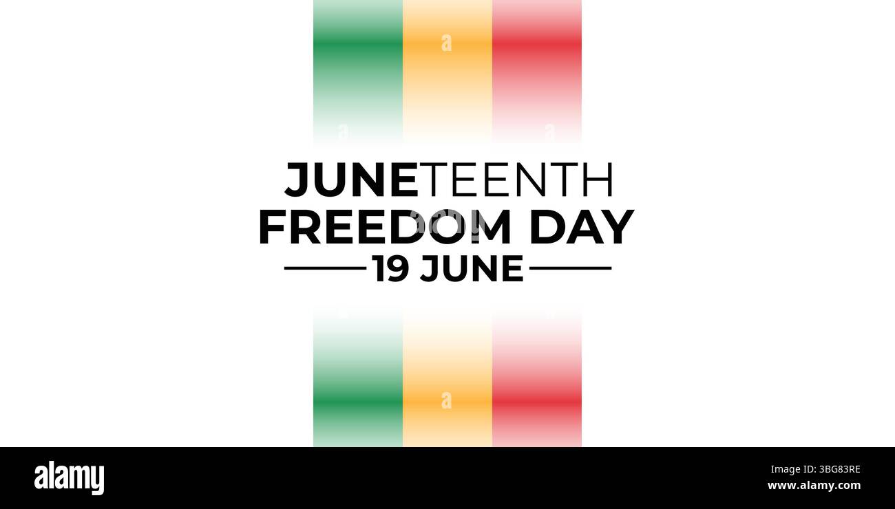 Juneteenth Freedom Day celebration Background Design. Banner, Poster ...
