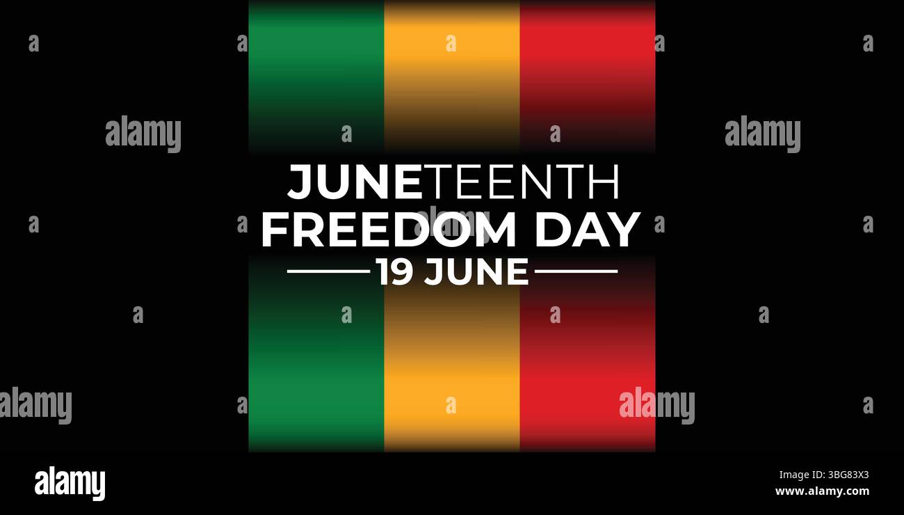 Juneteenth, African American Independence Day, June 19. Day of freedom ...
