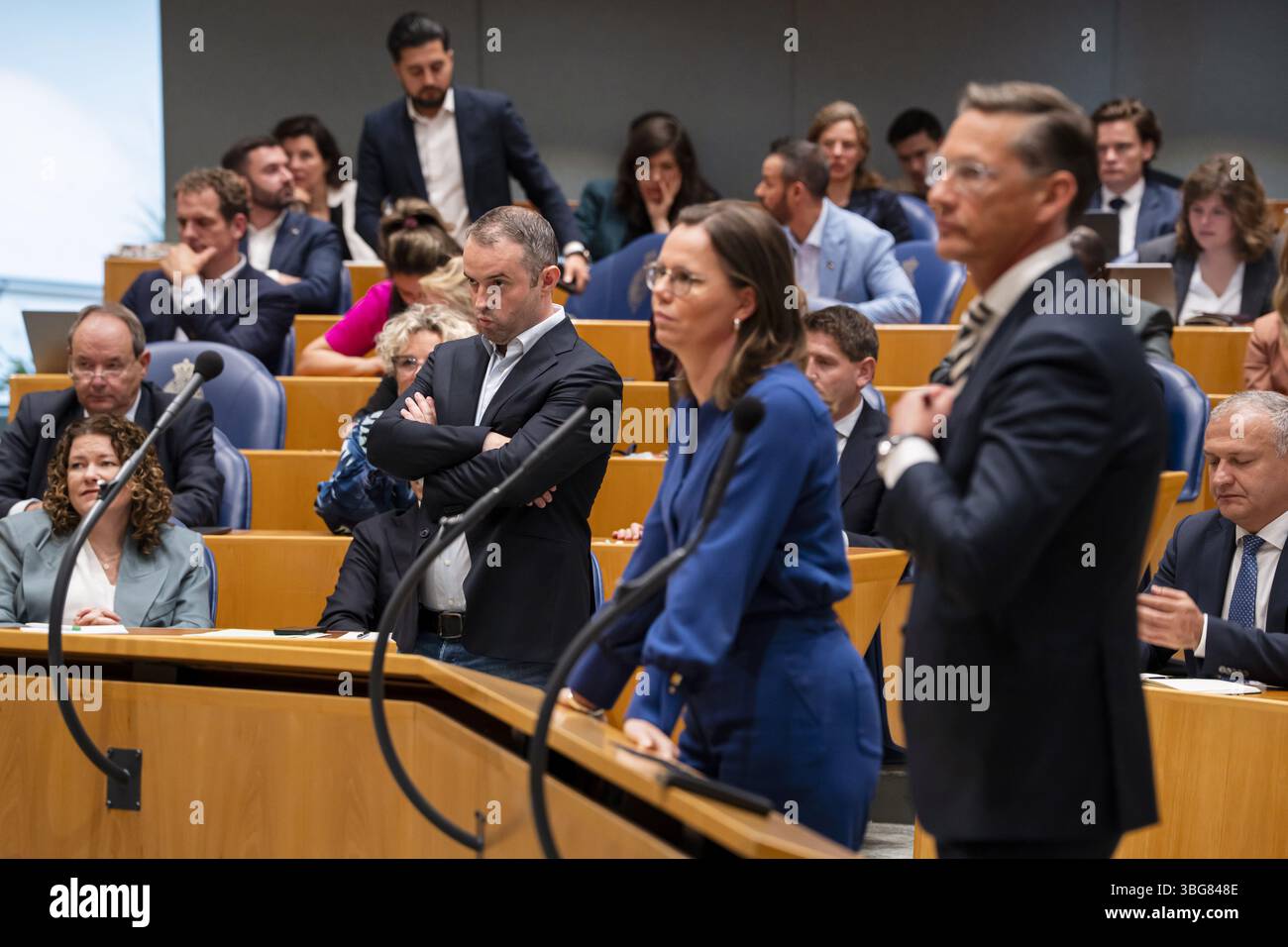 THE HAGUE - Jimmy Dijk (SP) in debate in the Lower House over the fall ...