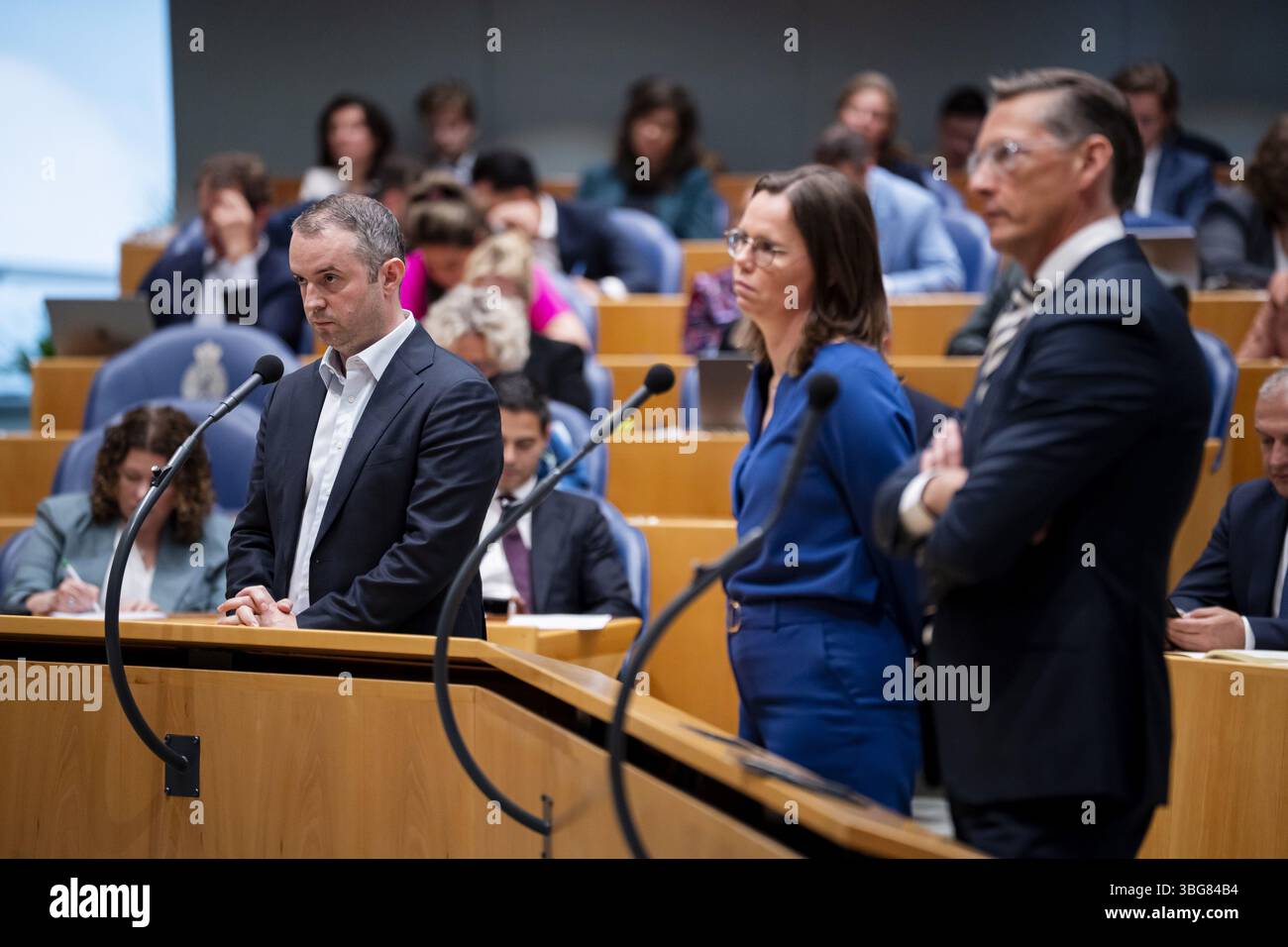 THE HAGUE - Jimmy Dijk (SP) in debate in the Lower House on the fall of ...