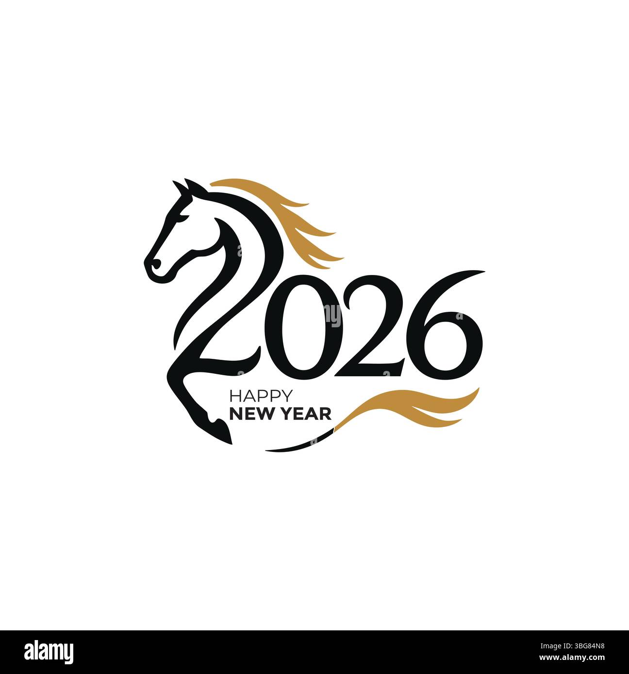 Zodiac horse 2026 lunar hi-res stock photography and images - Alamy