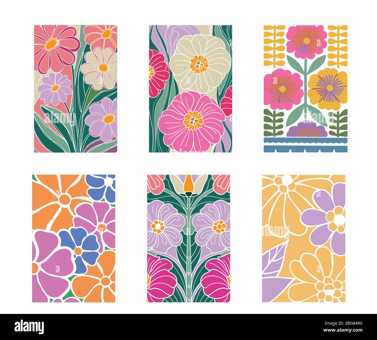 Boho Flower SVG Bundle Stock Vector Image & Art - Alamy