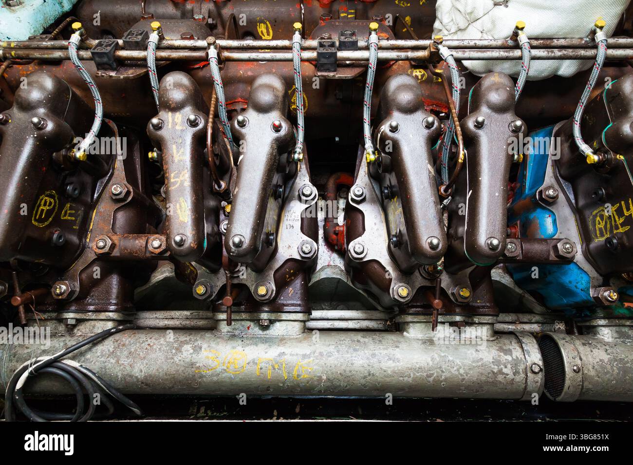 Old main engine in hi-res stock photography and images - Alamy