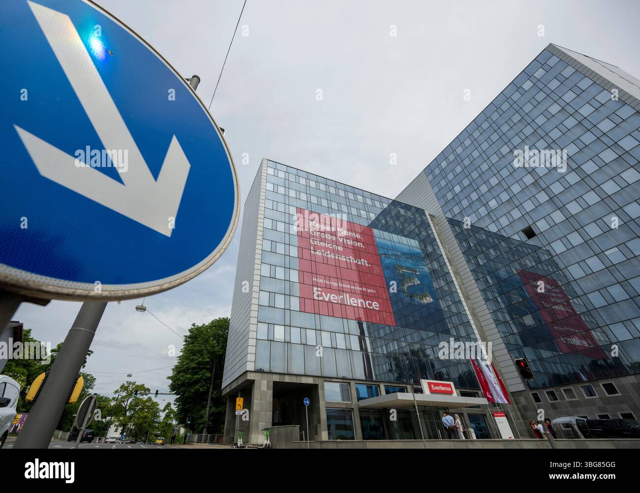 Augsburg, Germany. 04th June, 2025. The new name "Everllence" is ...