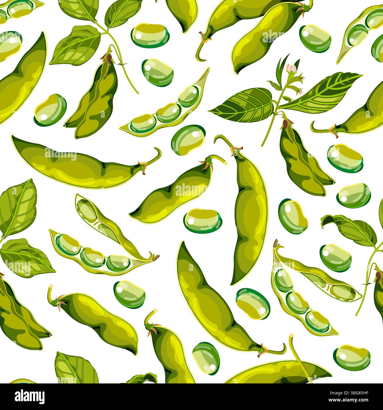 Edamame cartoon Stock Vector Images - Alamy