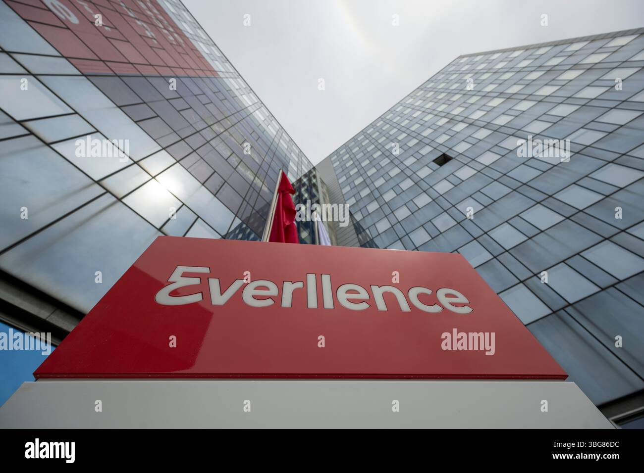 Augsburg, Germany. 04th June, 2025. A sign with the name "Everllence ...