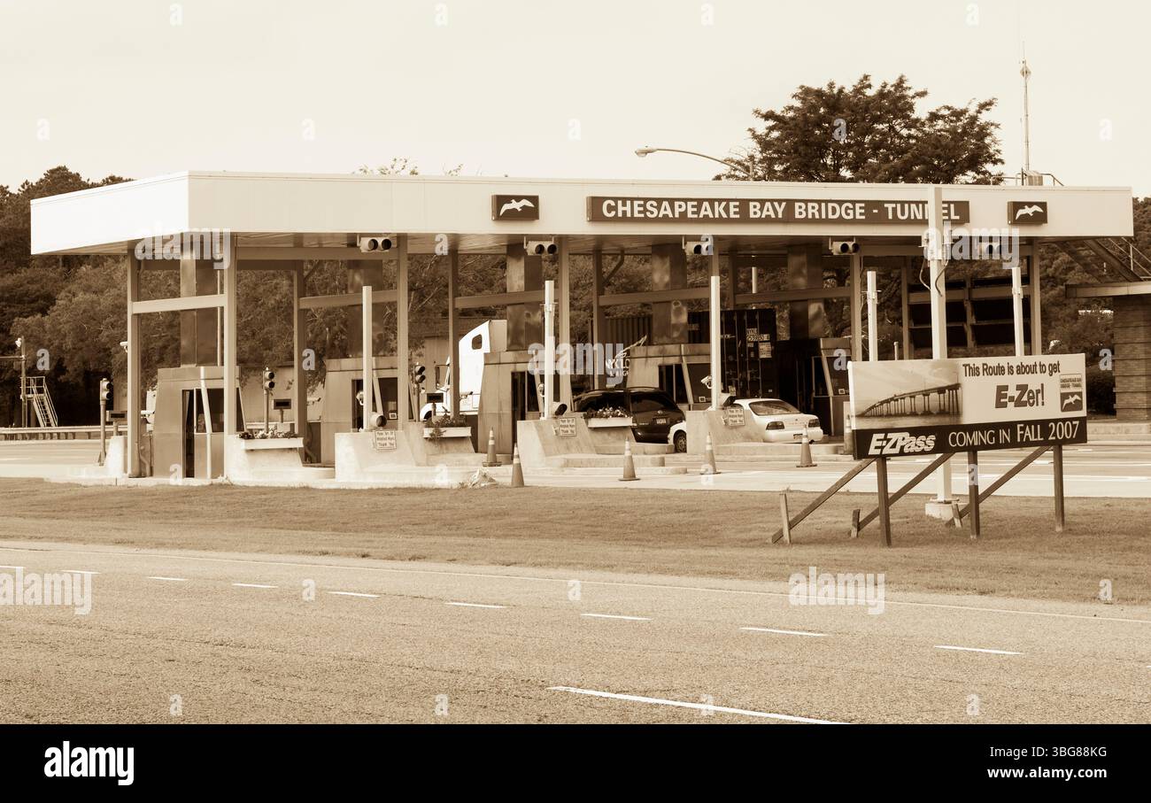 Virginia toll booths hi-res stock photography and images - Alamy