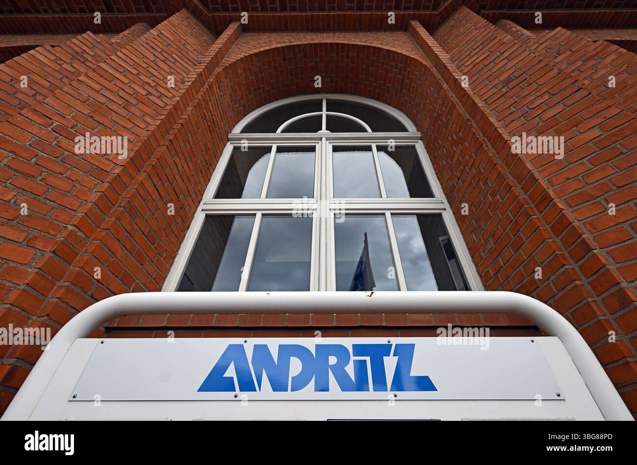 Erfurt, Germany. 04th June, 2025. The Andritz AG logo on the Andritz ...