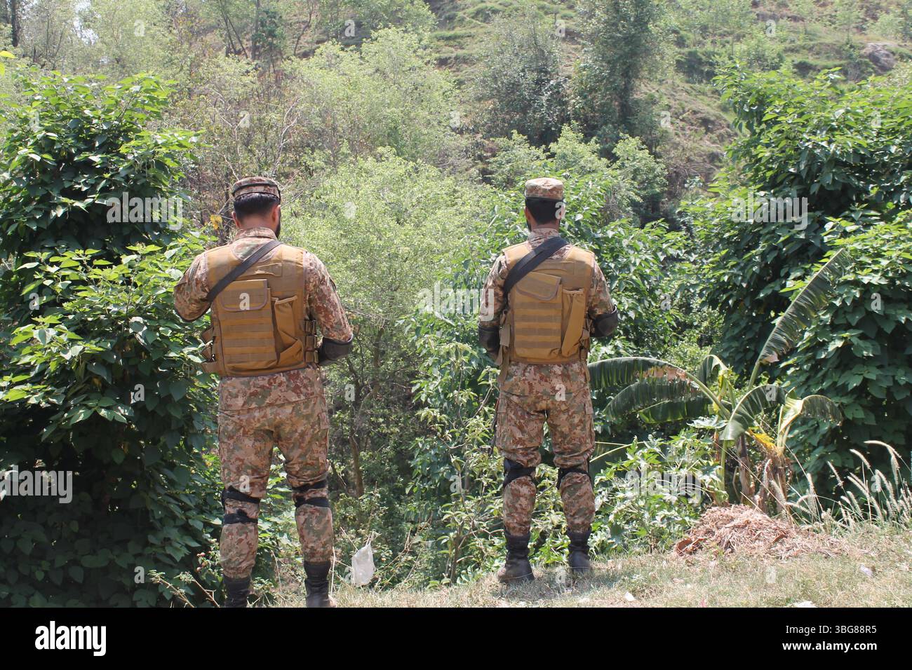 Kotli, Pakistan. 17th May, 2025. Military in the Pakistani-administered ...
