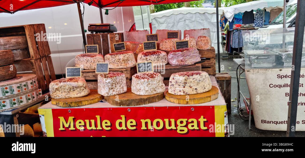 Market stall displaying various fresh hi-res stock photography and ...