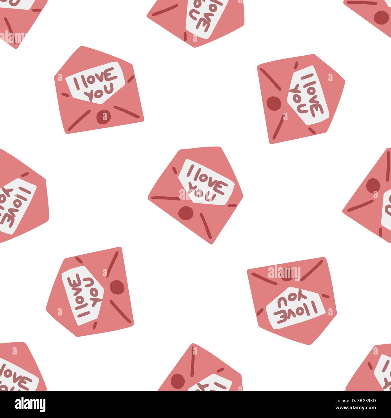 Romantic message love letter Stock Vector Images - Alamy