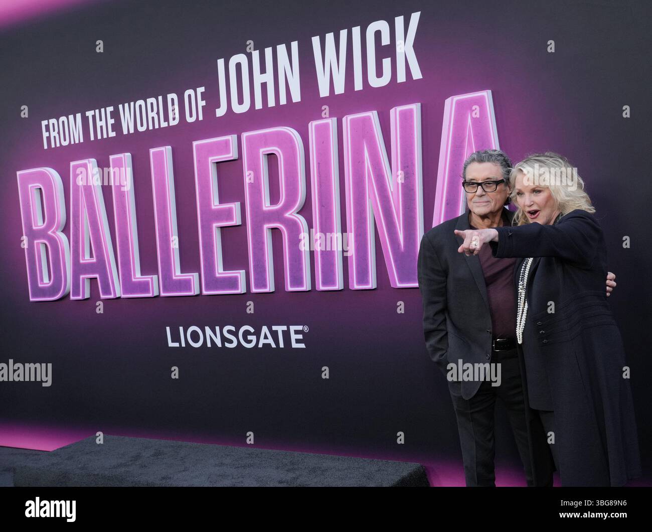 (L-R) Ian McShane and Gwen Humble at the Lionsgate's BALLERINA World ...