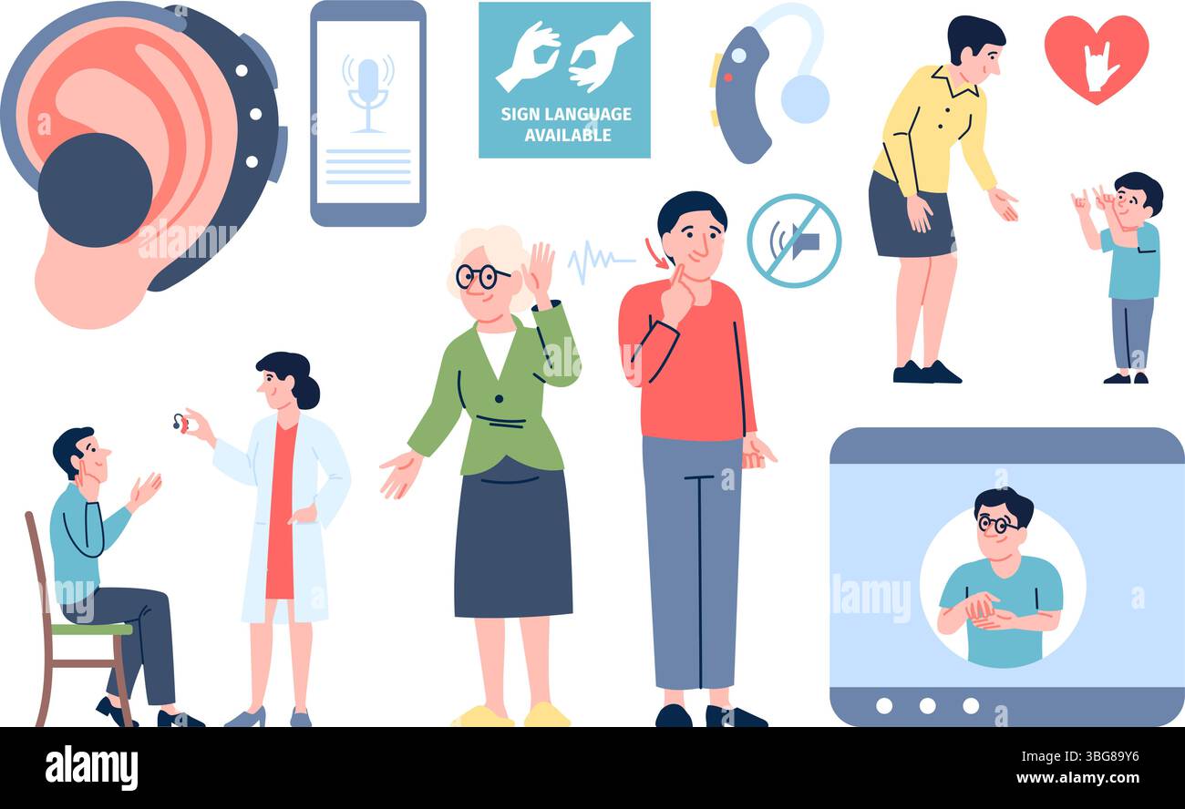 Communication aid device child Stock Vector Images - Alamy