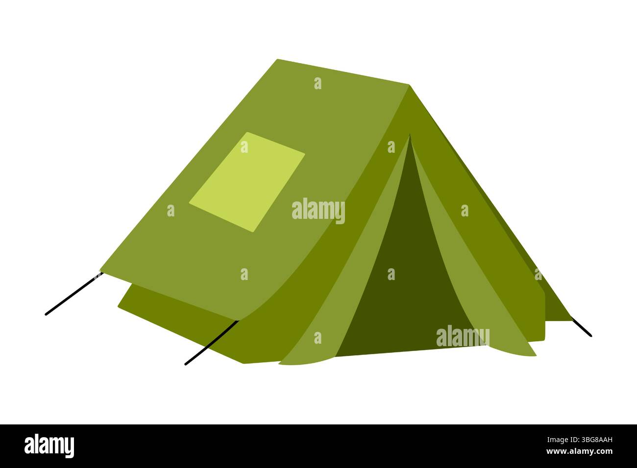 Tent camping night Cut Out Stock Images & Pictures - Alamy