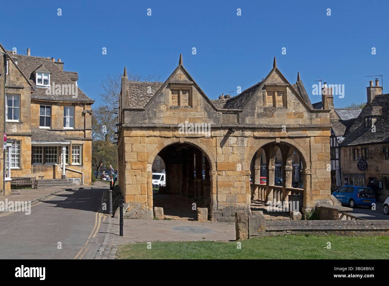 Market Hall, Chipping Campden, The Cotswolds, England, Great Britain ...