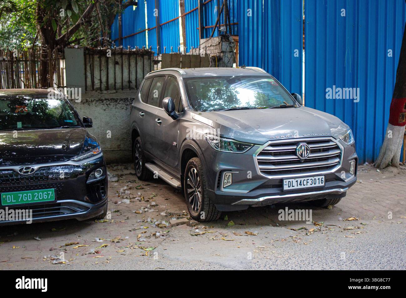 MG, Morris Garages A MG, Morris Garages SUV vehicle pictured in Hauz ...