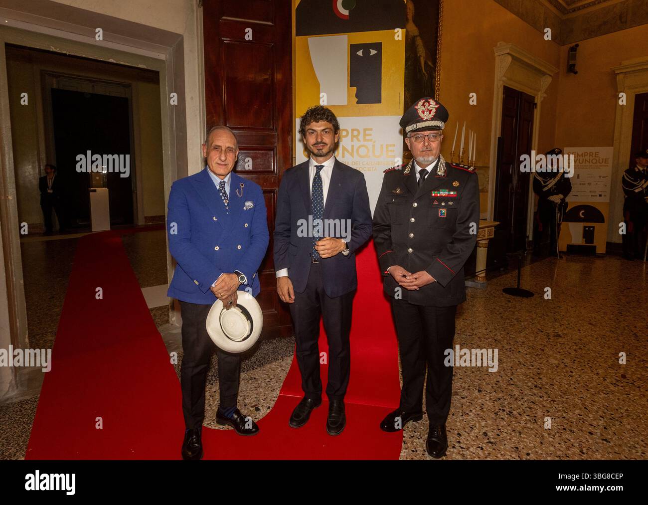 Domenico Piraina, L'assessore Tommaso Sacchi e il Generale di Divisione ...