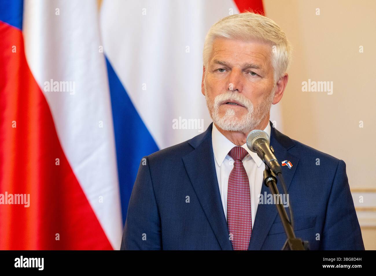 Prague, Czech Republic. 04th June, 2025. President Petr Pavel during ...