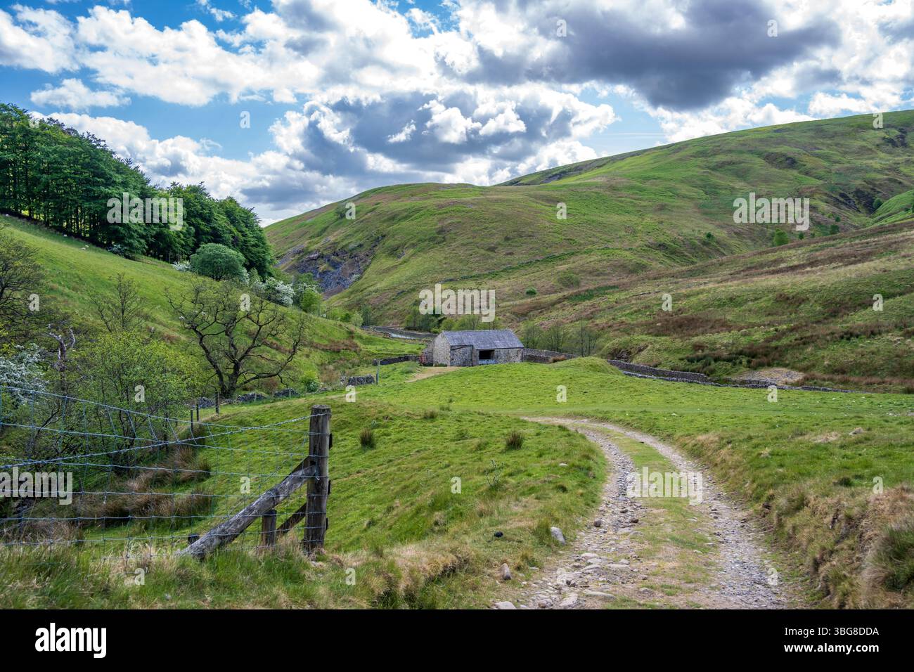 Forest of Bowland Lancashire Countryside England UK in the Ribble ...