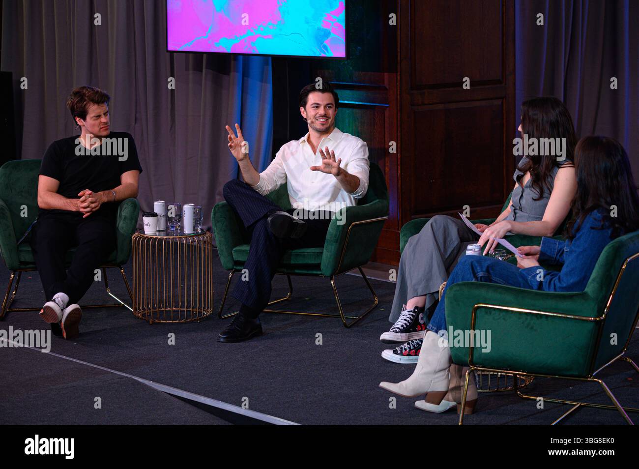London, England, June 04, 2025. Herman Tommeraas, Jack Edwards, Anna ...