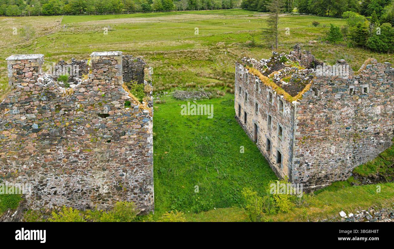 Bernera Barracks Glenelg Scotland built in 1717 now in ruins the two ...