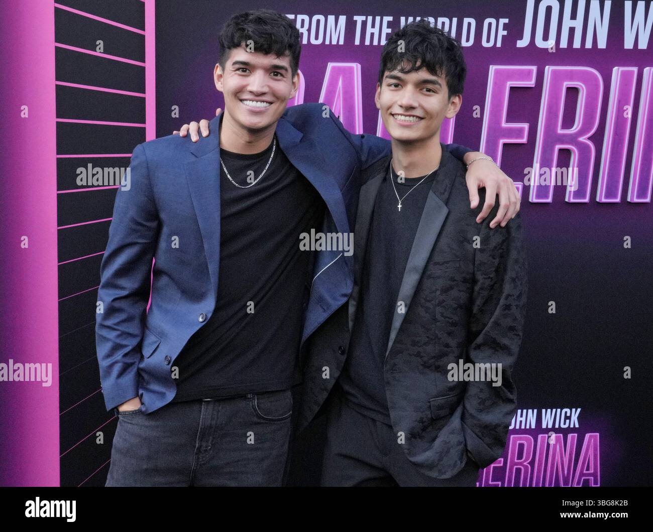 Los Angeles, USA. 03rd June, 2025. (L-R) Alex Wassabi and Andrew ...