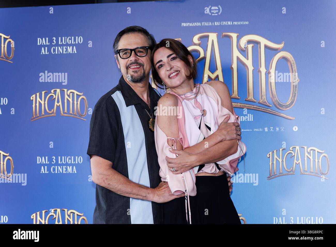 News - Photocall of the movie INCANTO Claudio Greg Gregori and Mia Benedetta attend the ...