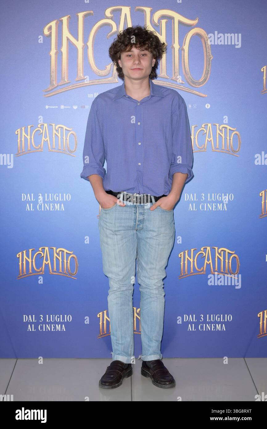 Rome, Italy. 04th June, 2025. Zackary Delmas attends the photocall of movie "Incanto" at Cinema ...