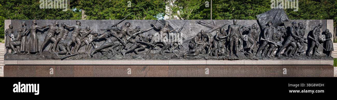 WASHINGTON DC — High-resolution panoramic view of "A Soldier's Journey ...