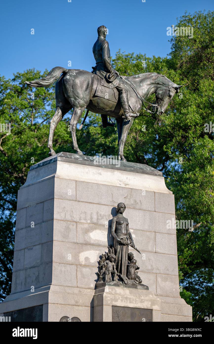 WASHINGTON DC — The General William Tecumseh Sherman Monument stands in ...
