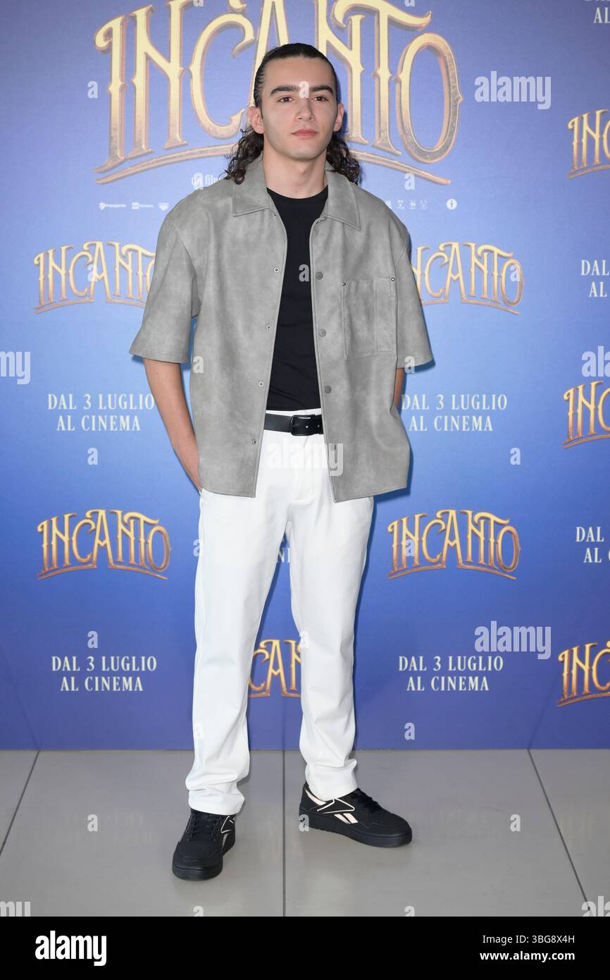 Massimo Pio Giunto attends the photocall of movie "Incanto" at Cinema ...