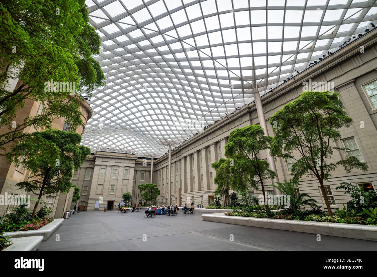 WASHINGTON, D.C. — The Robert and Arlene Kogod Courtyard at the ...