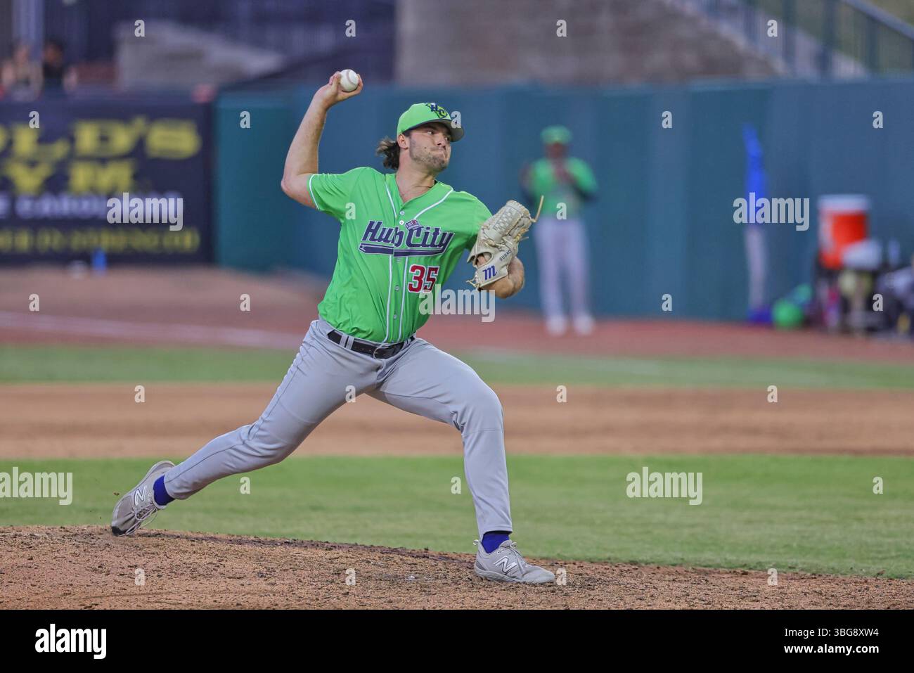 Greensboro, NC: Hub City Spartanburgers pitcher Anthony Susac (35 ...
