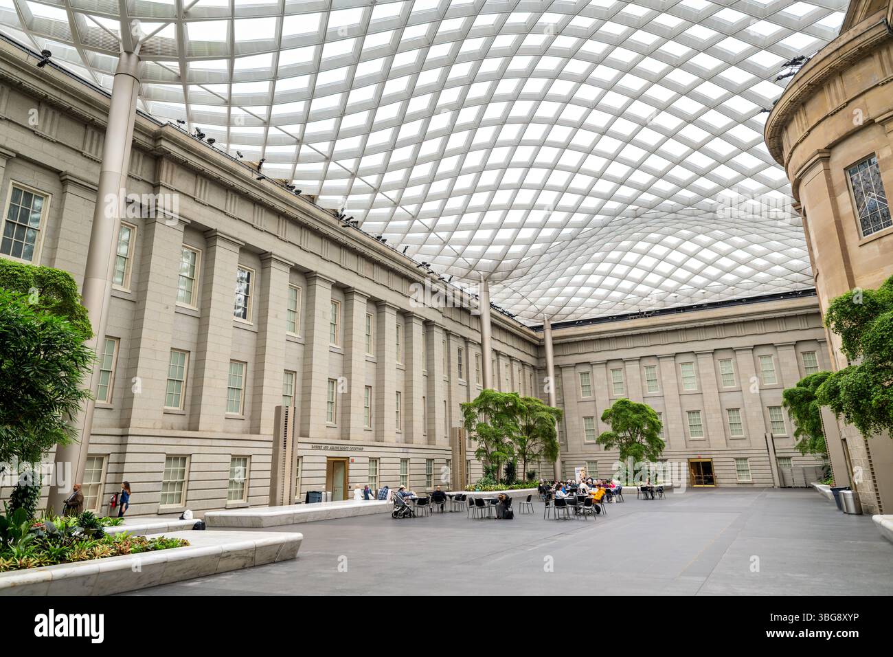 WASHINGTON, D.C. — The Robert and Arlene Kogod Courtyard at the ...