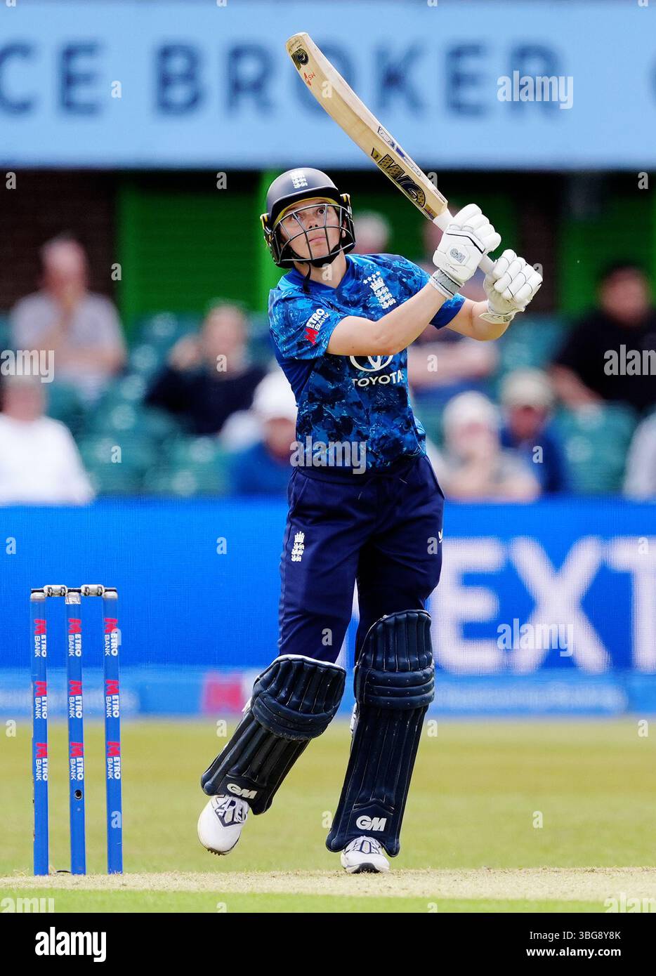 England's Amy Jones batting during the second One Day International ...