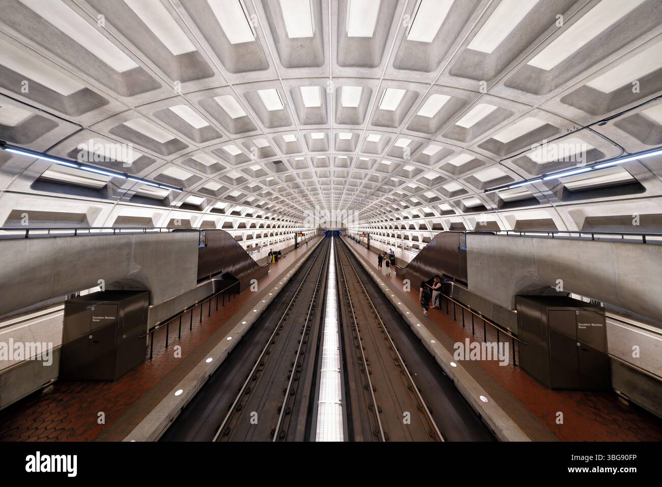 ARLINGTON, Virginia — The Washington Metro station at Virginia Square ...