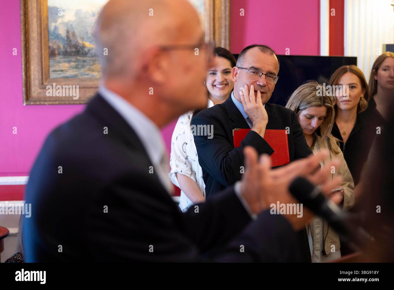 EDITORIAL USE ONLY Gareth Thomas, Minister for Small Businesses at an event to mark the launch ...