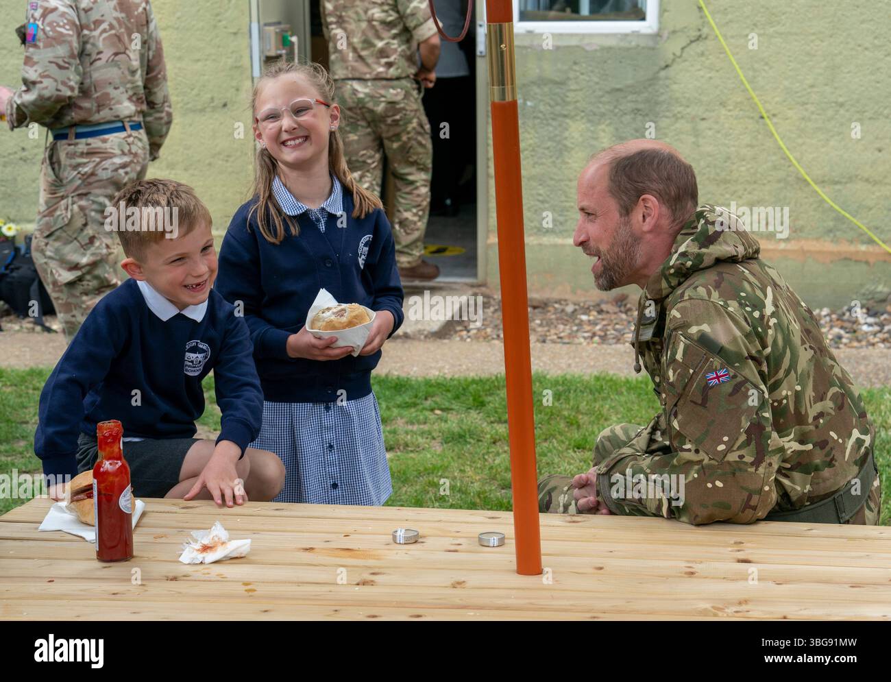 The Prince of Wales, Colonel-in-Chief, the Army Air Corps (AAC), talks ...