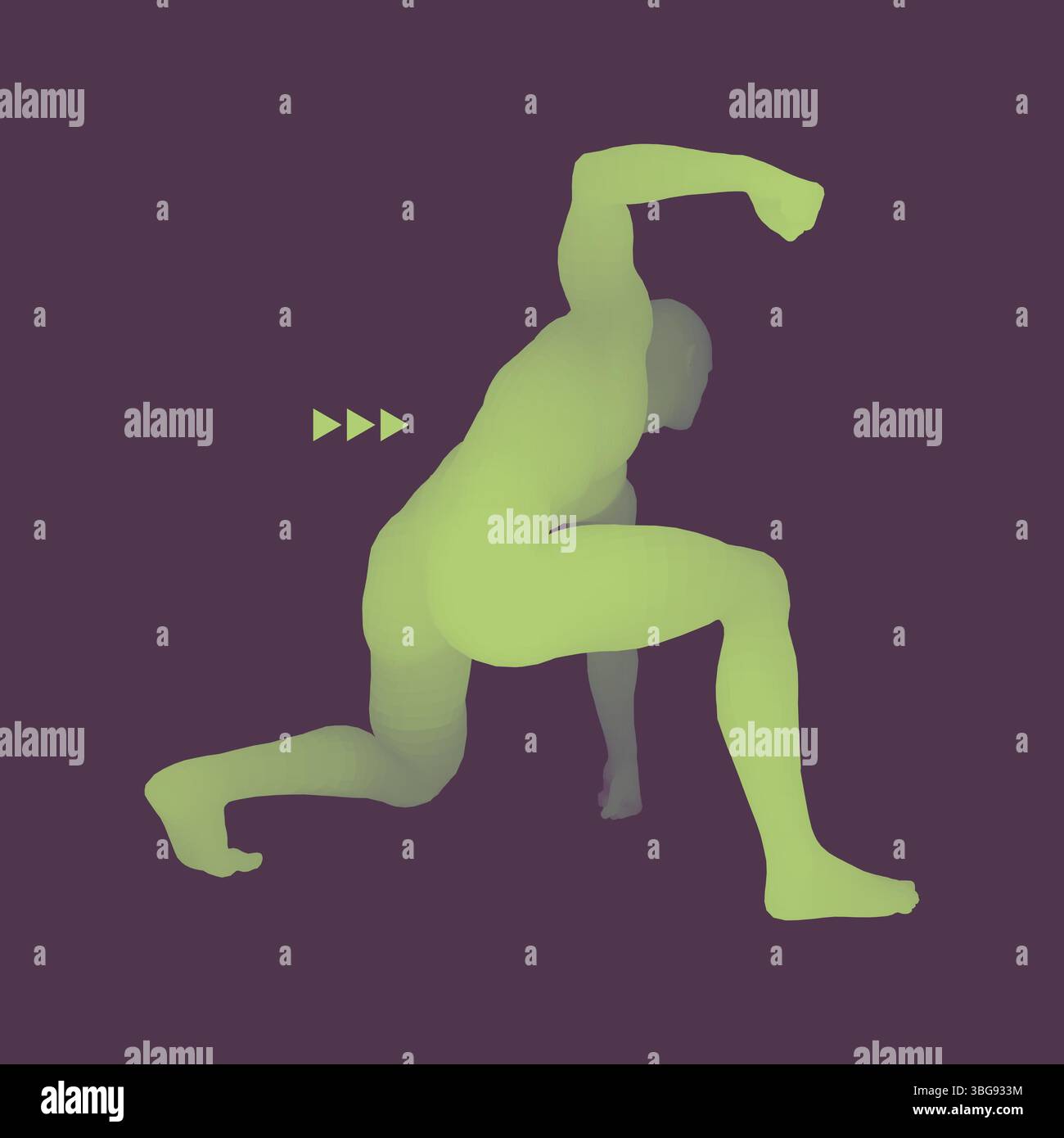 Athlete at Starting Position Ready to Start a Race. Runner Ready for ...