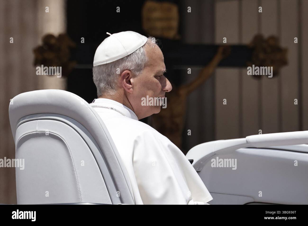 June 4, 2025. Vatican City State: POPE LEO XIV during his General ...