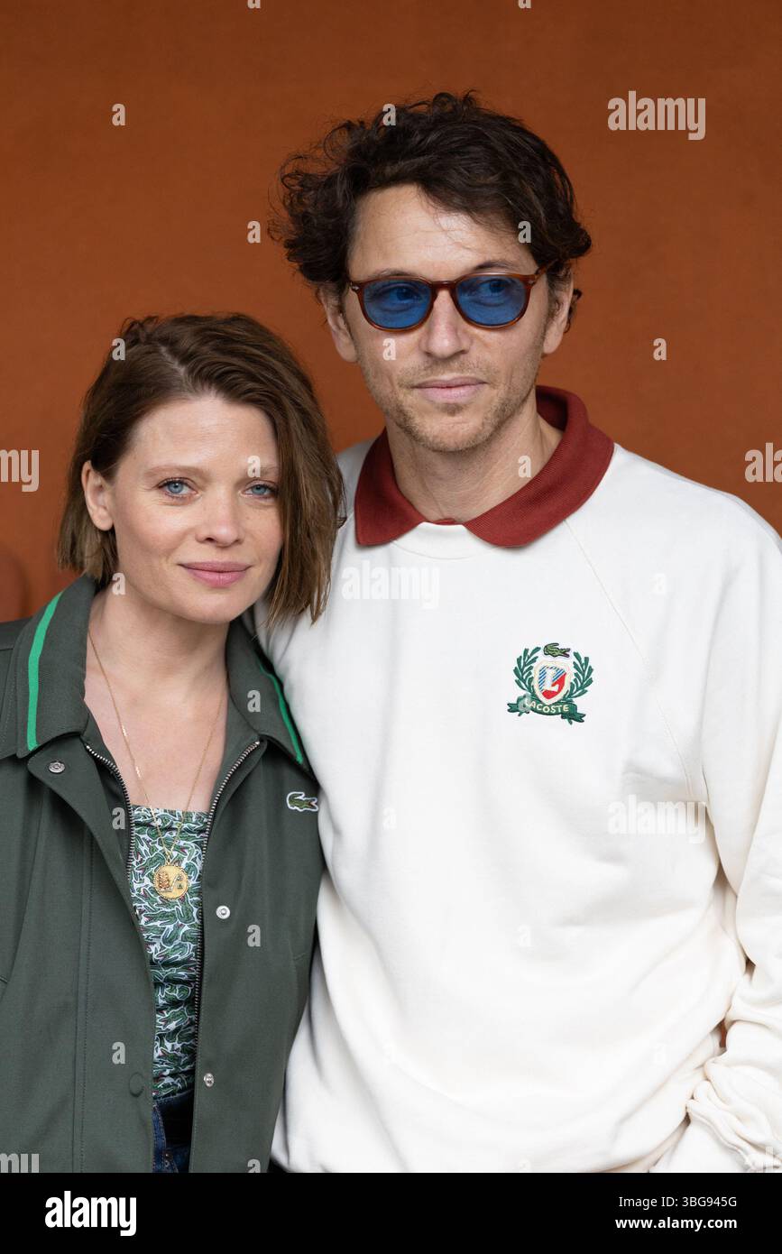 Paris, France. 04th June, 2025. Melanie Thierry, Raphael Haroche at ...