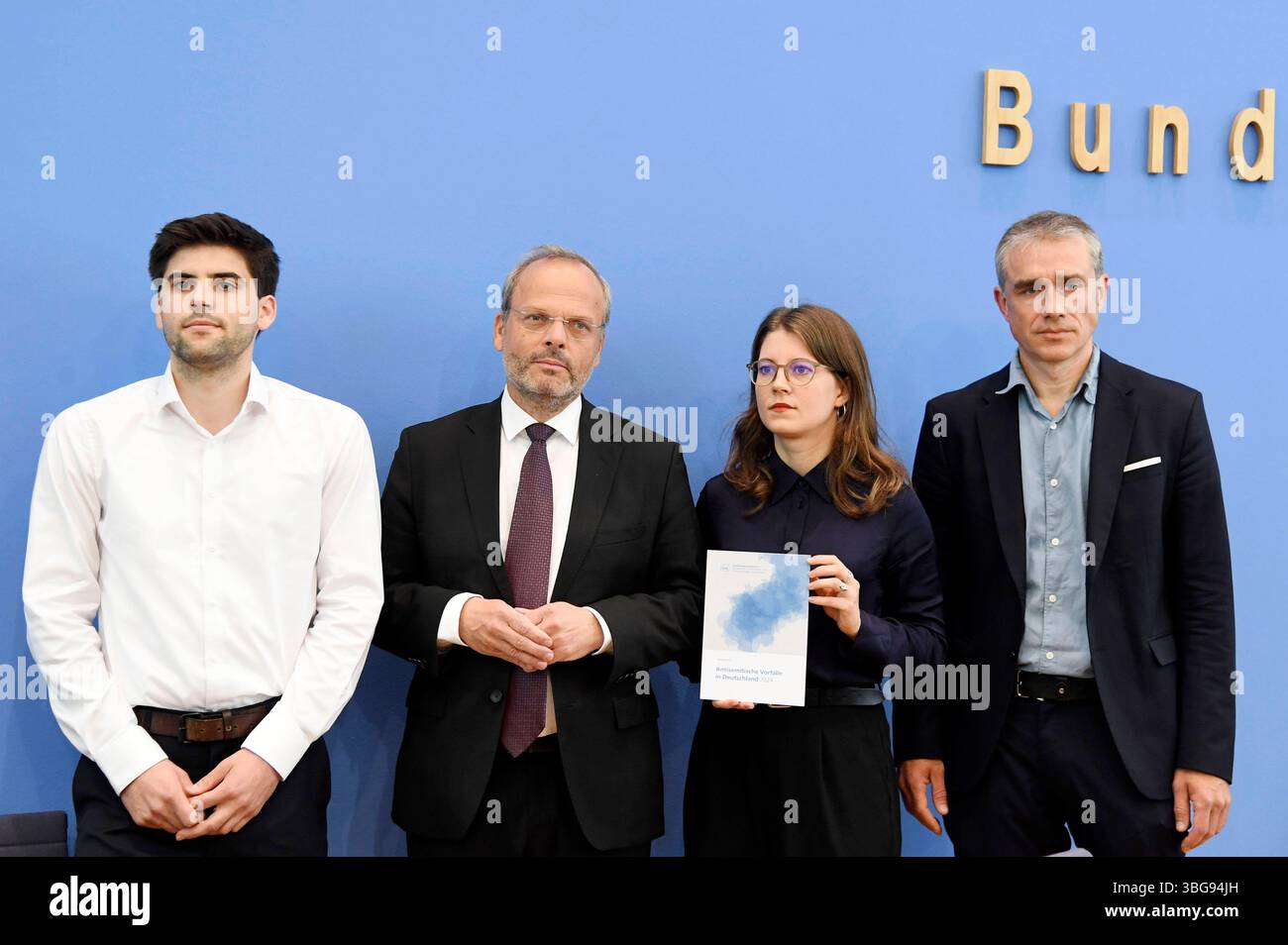 Ron Dekel, Felix Klein, Bianca Loy und Benjamin Steinitz bei der ...