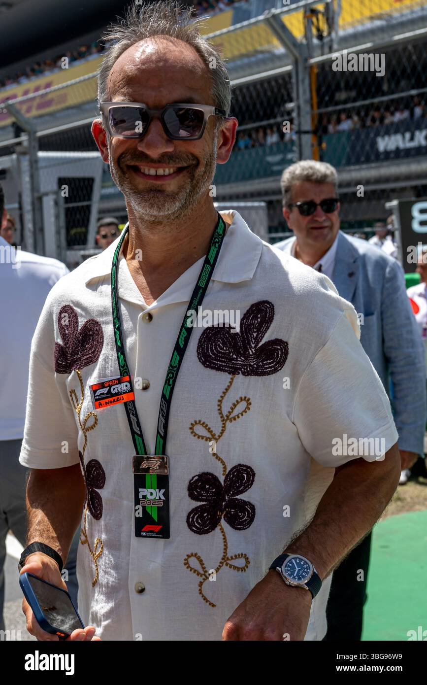 Montmelo, Spain, 01 Jun 2025, Adam Norris, Lando Norris' father ...