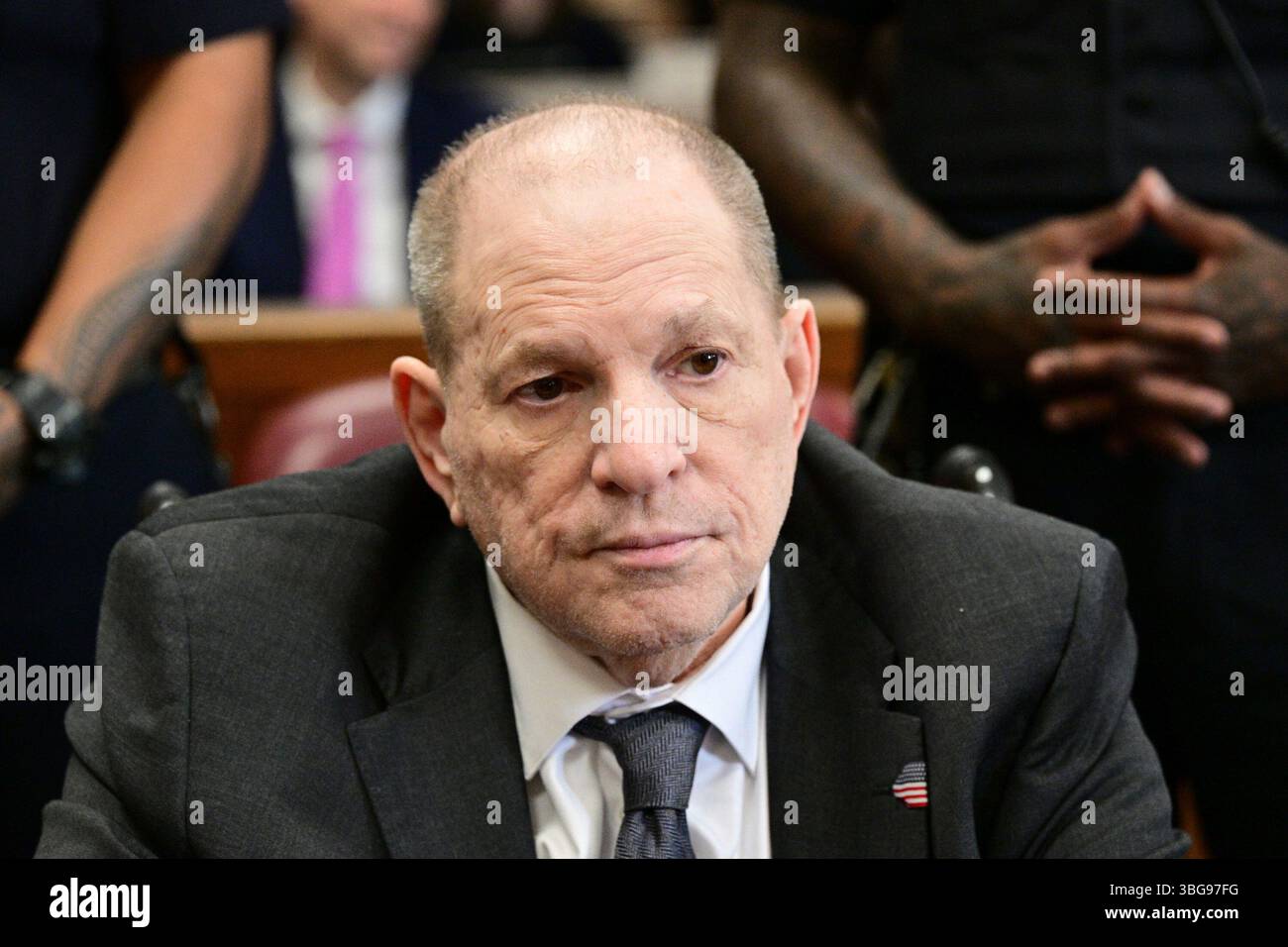 Harvey Weinstein appears in state court in Manhattan for his retrial on ...