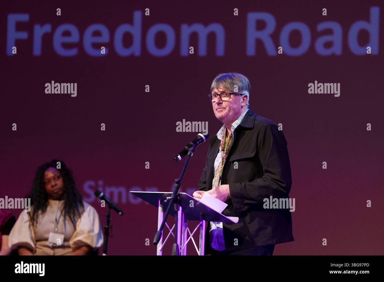 EDITORIAL USE ONLY Poet Laureate, Simon Armitage, delivers the first ...
